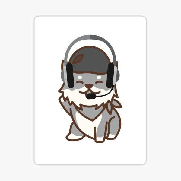 "call center dog" Sticker for Sale by donnaaggarao | Redbubble