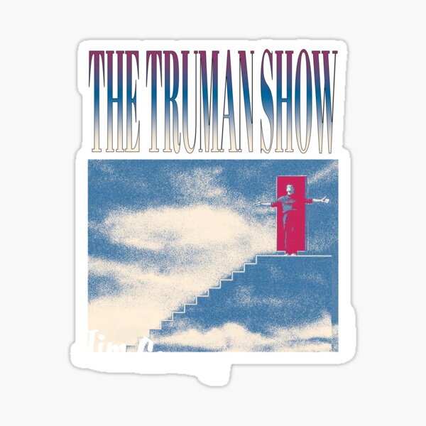 "90's Movie: The Truman Show" Sticker for Sale by lalatrash | Redbubble
