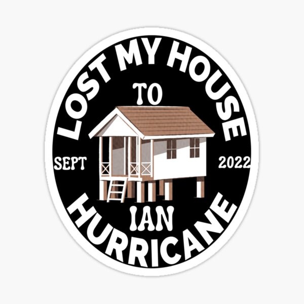 "HURRICANE IAN " Sticker for Sale by kanoabhuraya | Redbubble
