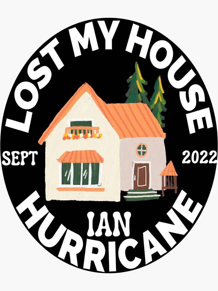 "HURRICANE IAN " Sticker for Sale by kanoabhuraya | Redbubble