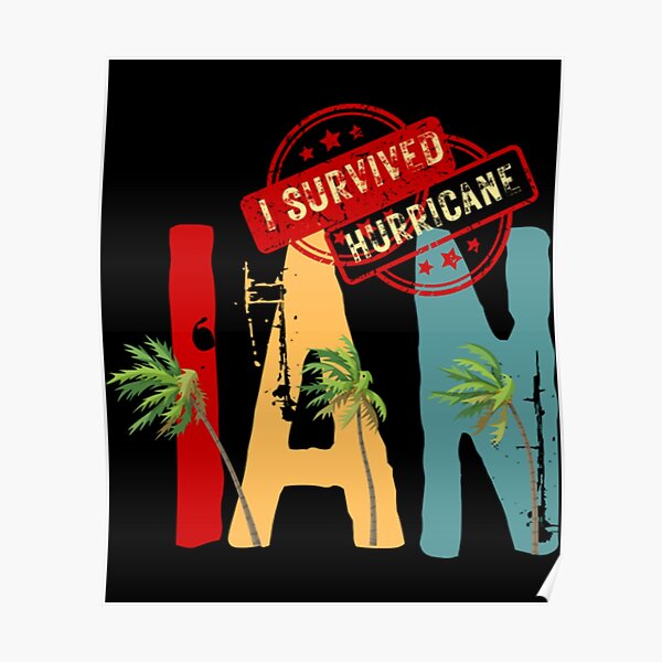 "Hurricane Ian " Poster for Sale by kanoabhuraya | Redbubble