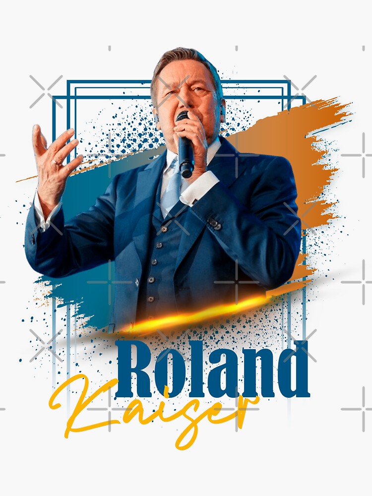 "Roland Kaiser" Sticker for Sale by sayedmossad | Redbubble