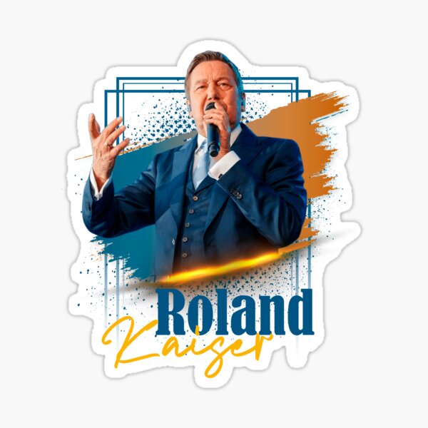 "Roland Kaiser" Sticker for Sale by sayedmossad | Redbubble