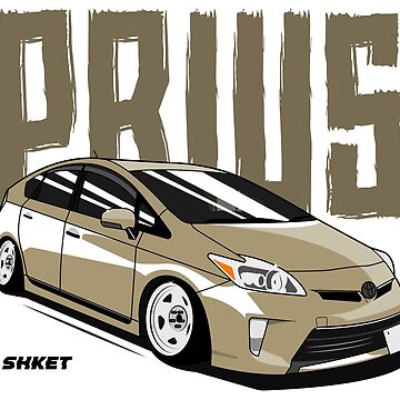 "Stanced Prius" Poster for Sale by shketdesign | Redbubble