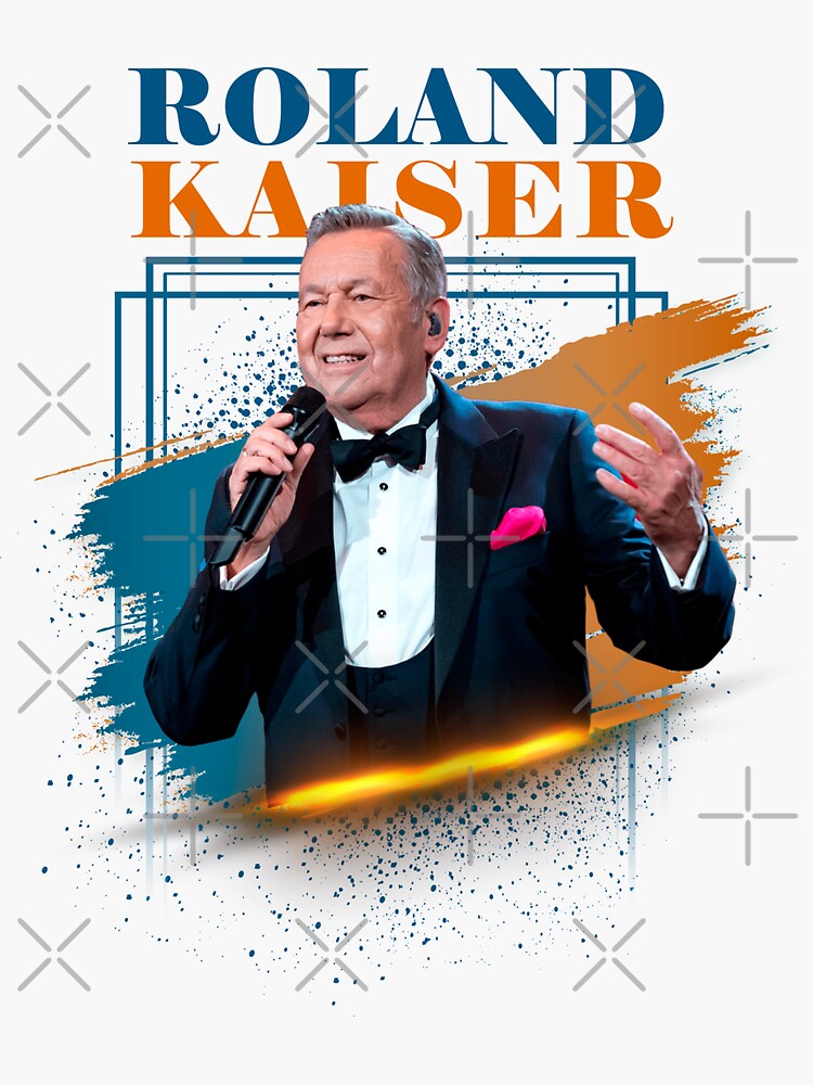 "Roland Kaiser" Sticker for Sale by sayedmossad | Redbubble