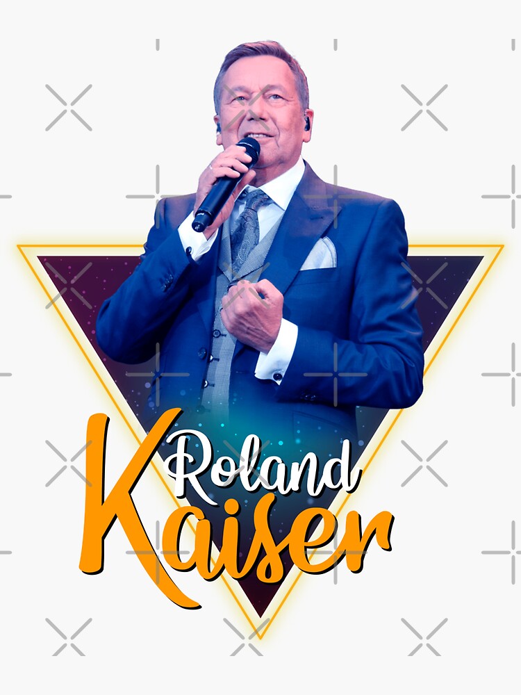 "Roland Kaiser" Sticker for Sale by sayedmossad | Redbubble