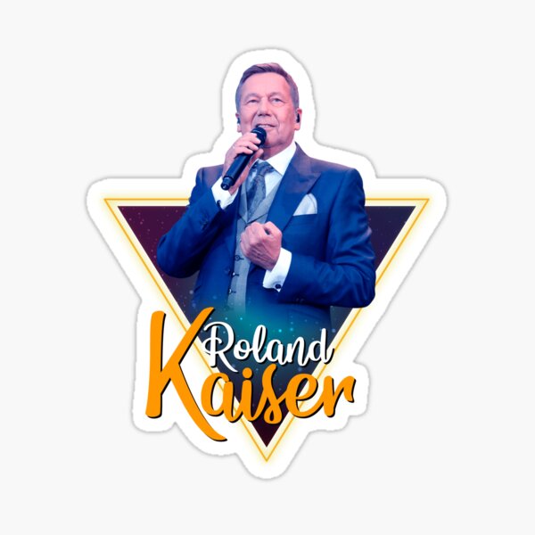 "Roland Kaiser" Sticker for Sale by sayedmossad | Redbubble