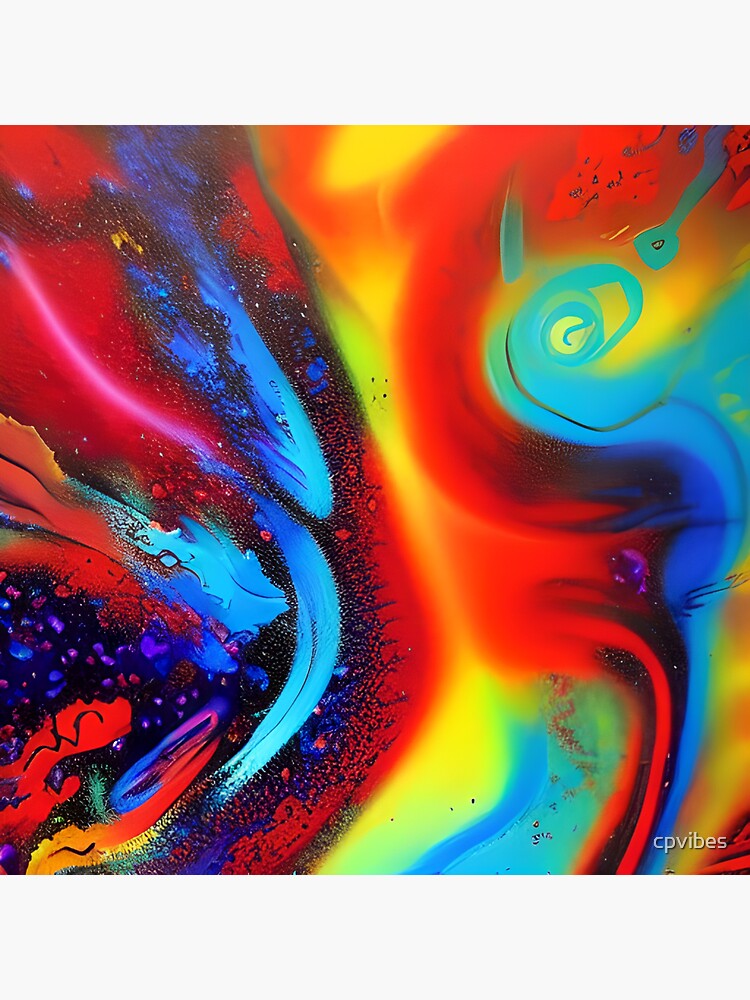 "Groovy Vivid Retro Spray Paint Lava Lamp Inspired Design, Sprayed Lava ...