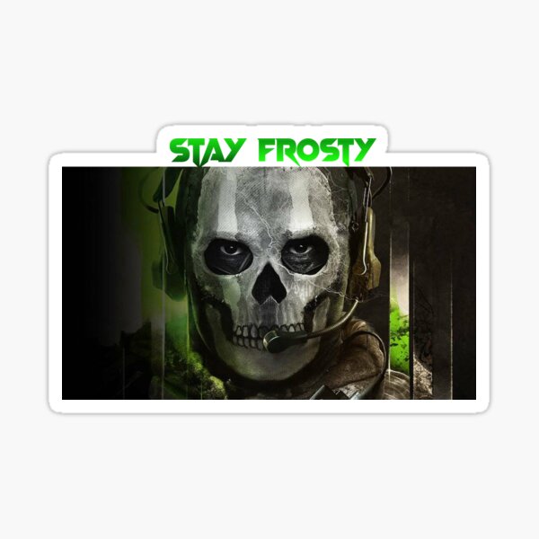 "Ghost MW2" Sticker for Sale by morarpaul97 | Redbubble