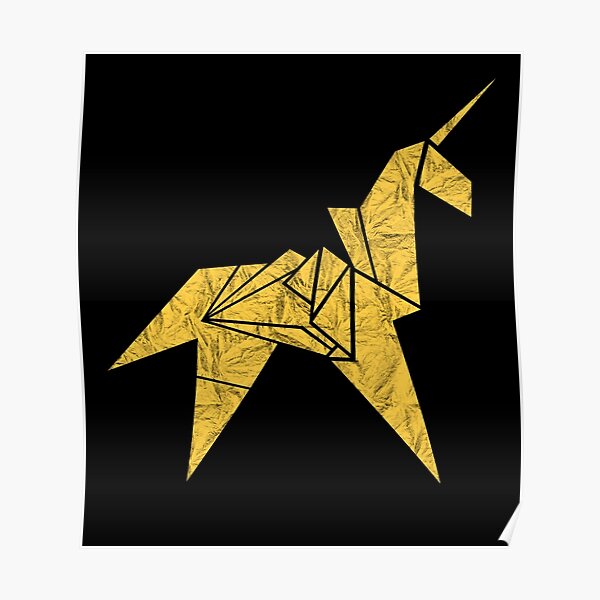 "Blade Runner - Paper Unicorn" Poster for Sale by Purakushi | Redbubble