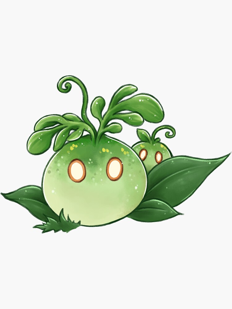 "Genshin Impact Dendro Slime" Sticker for Sale by SenCrossArt | Redbubble