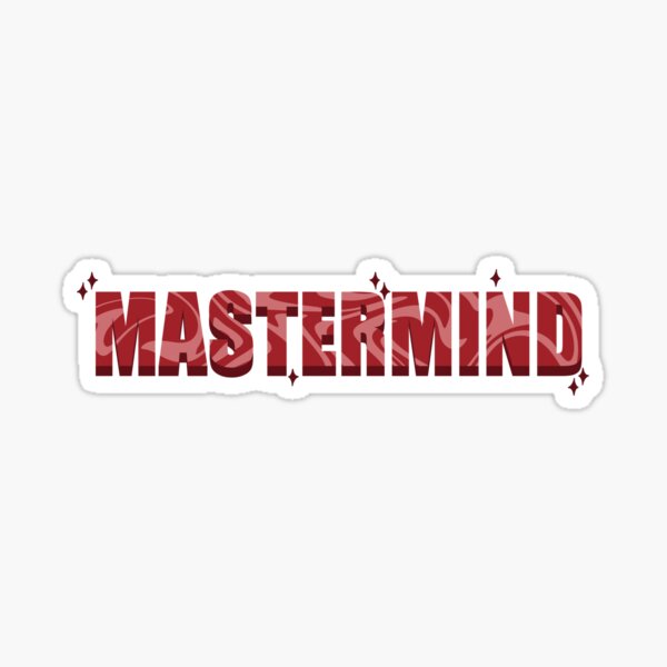 "I’m A Mastermind" Sticker for Sale by taylorstycoon | Redbubble