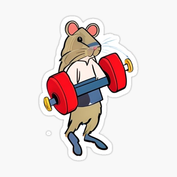 "Gym Rat" Sticker for Sale by DrGin-and-Juice | Redbubble