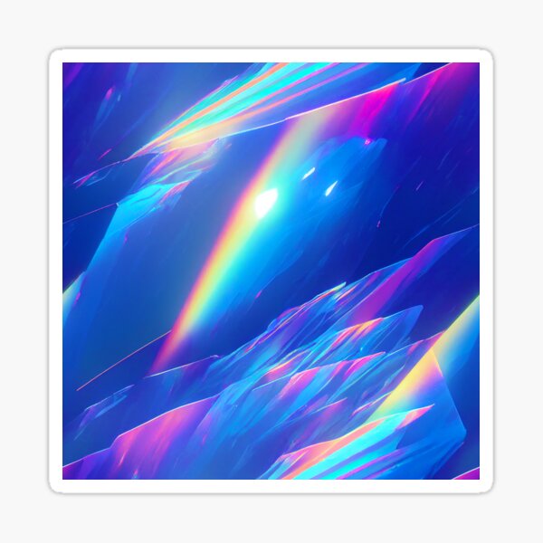"Iridescence texture in blue " Sticker for Sale by MashaVed | Redbubble