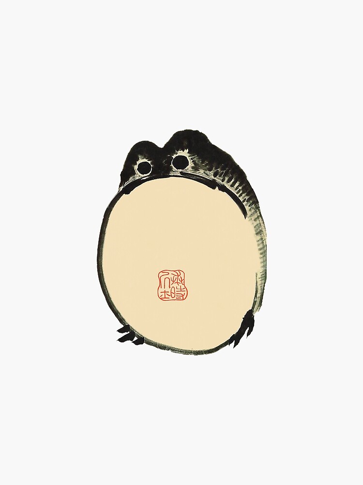 "sad frog " Sticker for Sale by laurenpiro | Redbubble