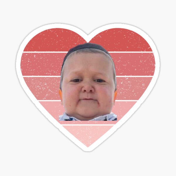 Pegatina «Corazón de Hasbulla» de purplepeppers | Redbubble