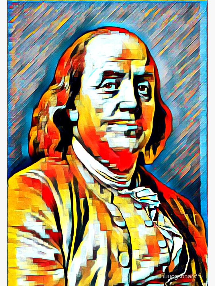 "Benjamin Franklin Artwork | Benjamin Franklin Portrait | Benjamin ...