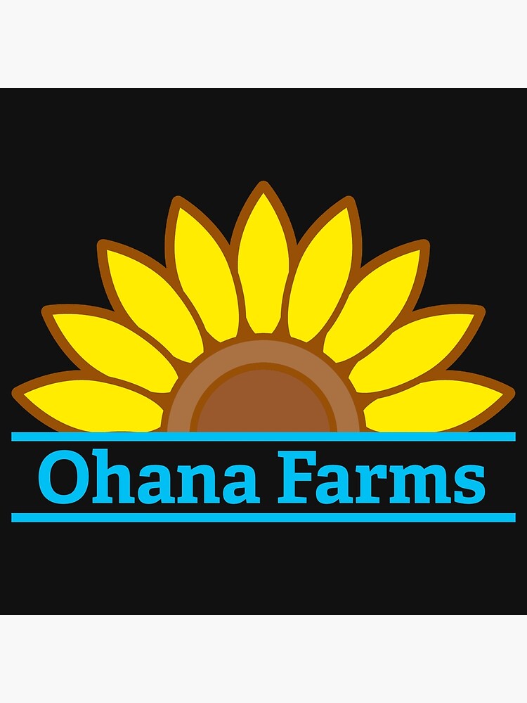 "Ohana Farms" Poster for Sale by Ohana-Community | Redbubble