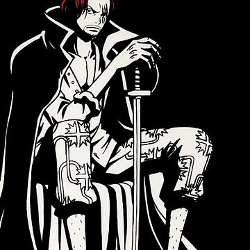 "SHANKS ONE PIECE / SHANKS RED HAIR / ONE PIECE / SHANKS FLAG" Poster ...