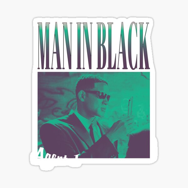 "90's Movie: Men In Black" Sticker for Sale by lalatrash | Redbubble