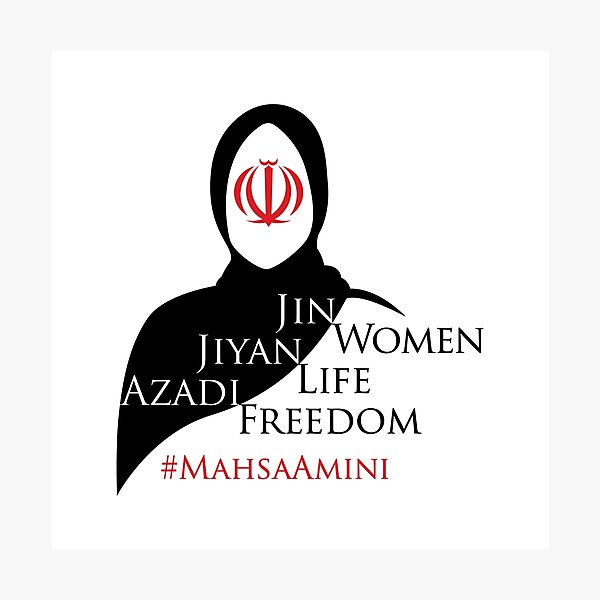 Impression Photo « Jin Jiyan Azadi Liberté De Vie Des Femmes Iran