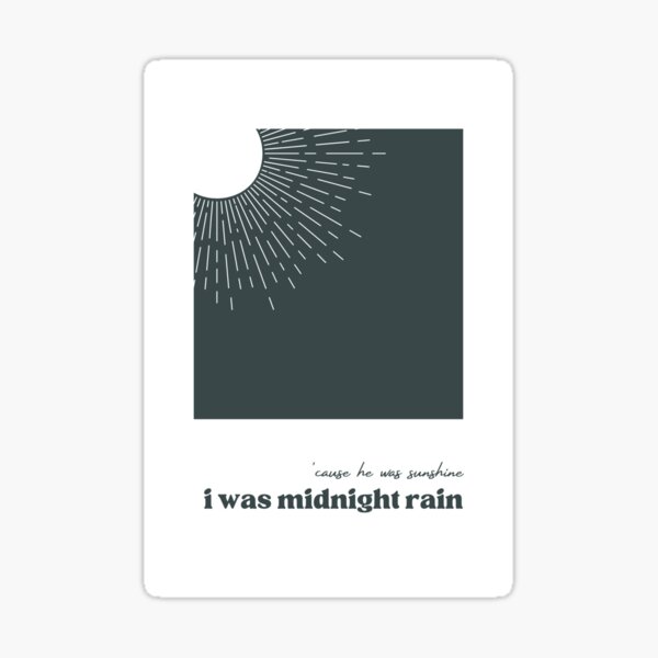 "taylor swift inspired midnight album art print" Sticker for Sale by ...