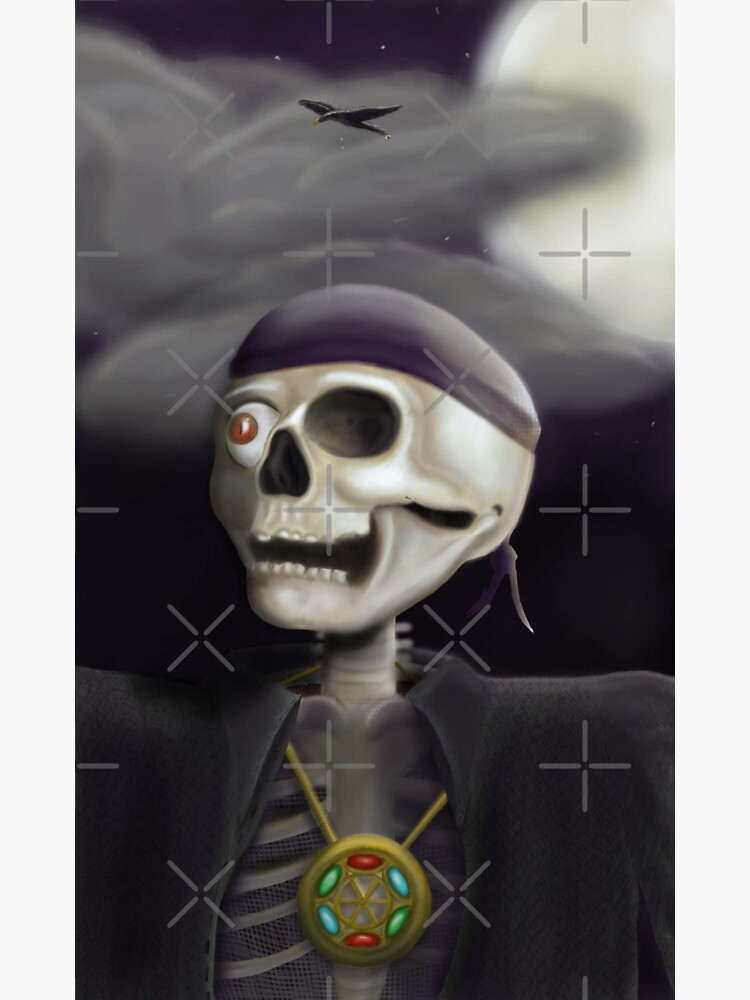 "Pirate Skully" Sticker for Sale by davidwfr | Redbubble