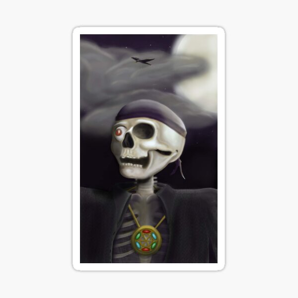 "Pirate Skully" Sticker for Sale by davidwfr | Redbubble