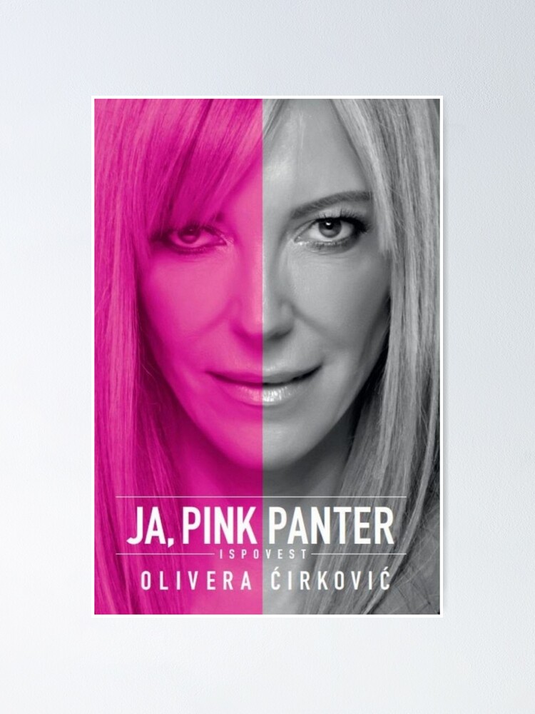 "Olivera Ćirković Pink Panther Olja" Poster for Sale by SkinComix ...