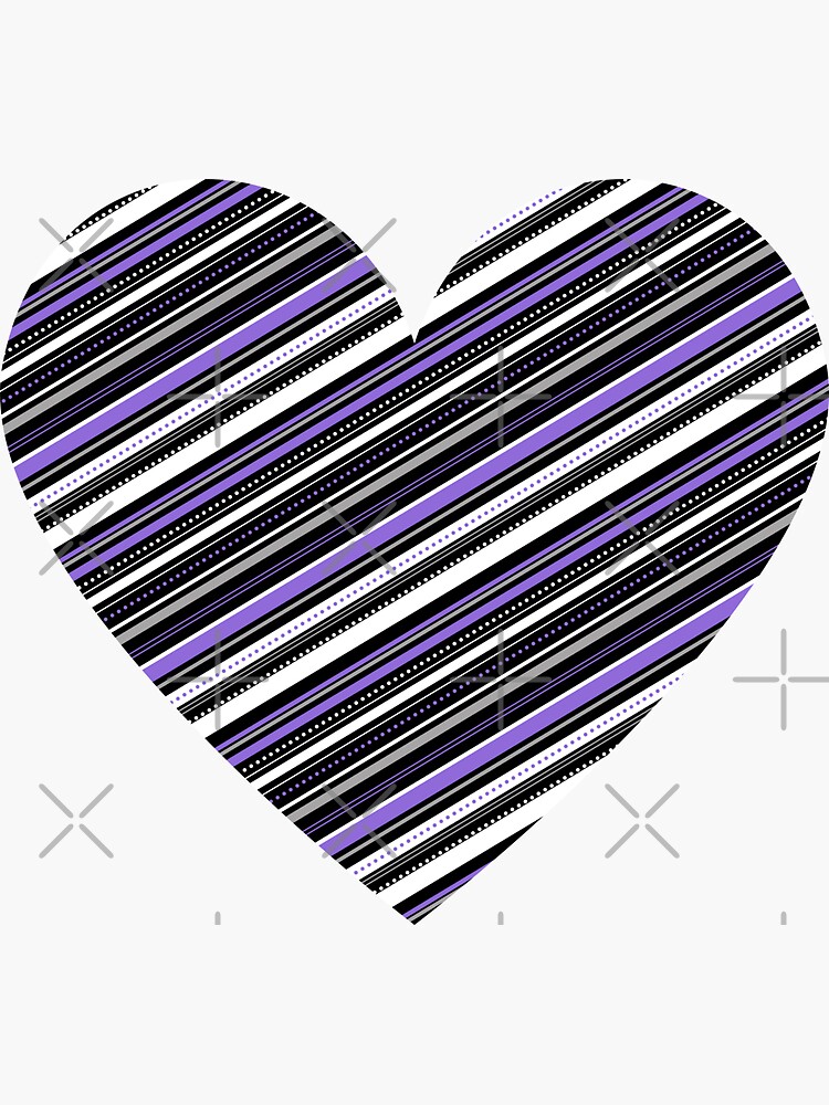 "Subtle Ace Pride Colors Diagonal Stripes" Sticker for Sale by humnoo ...