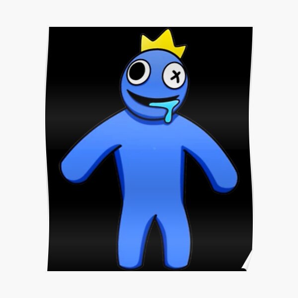 "Blue Rainbow Friend " Poster for Sale by rinjinsato | Redbubble