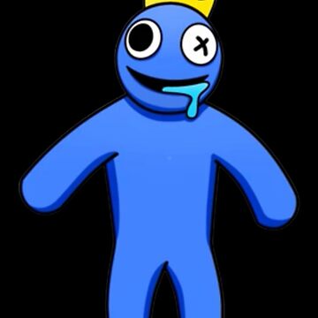"Blue Rainbow Friend " Sticker for Sale by rinjinsato | Redbubble