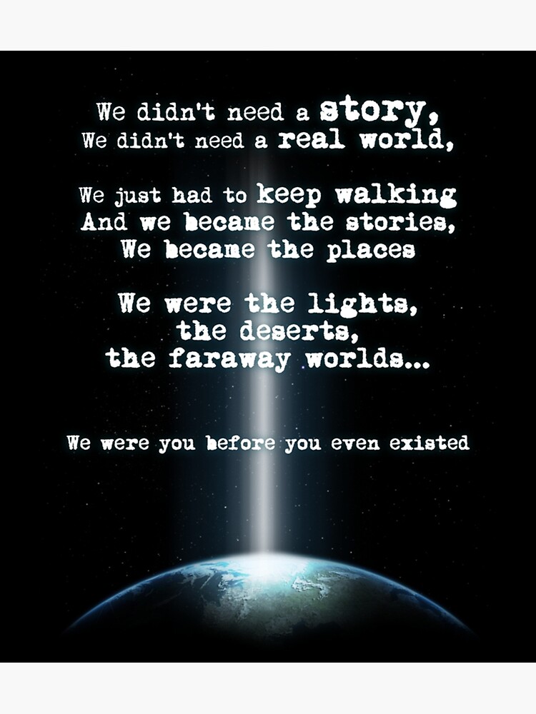 "M83 Intro Inspired Earth And Space Quote Essential T-Shirt" Art Print ...