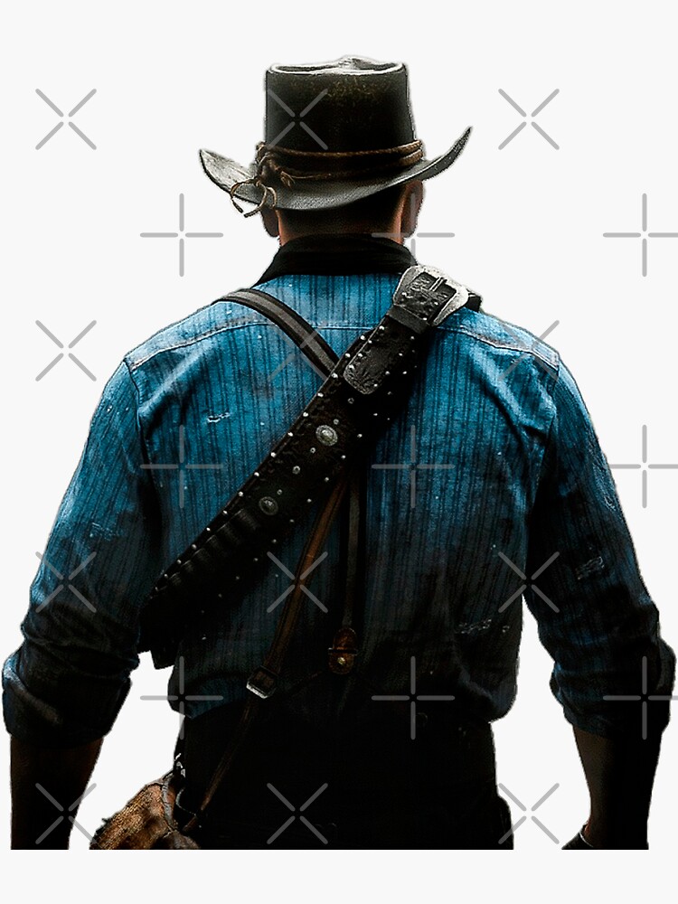 "Arthur Morgan" Sticker for Sale by BLACK-RIDER | Redbubble