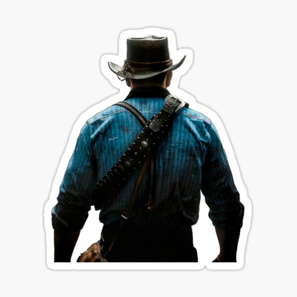 "Arthur Morgan" Sticker for Sale by BLACK-RIDER | Redbubble