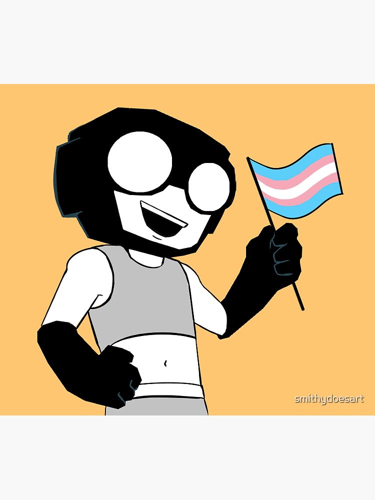 "Trans Steve Tankmen" Sticker for Sale by smithydoesart | Redbubble