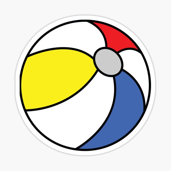 "Beach Ball" Sticker for Sale by designergrrl | Redbubble