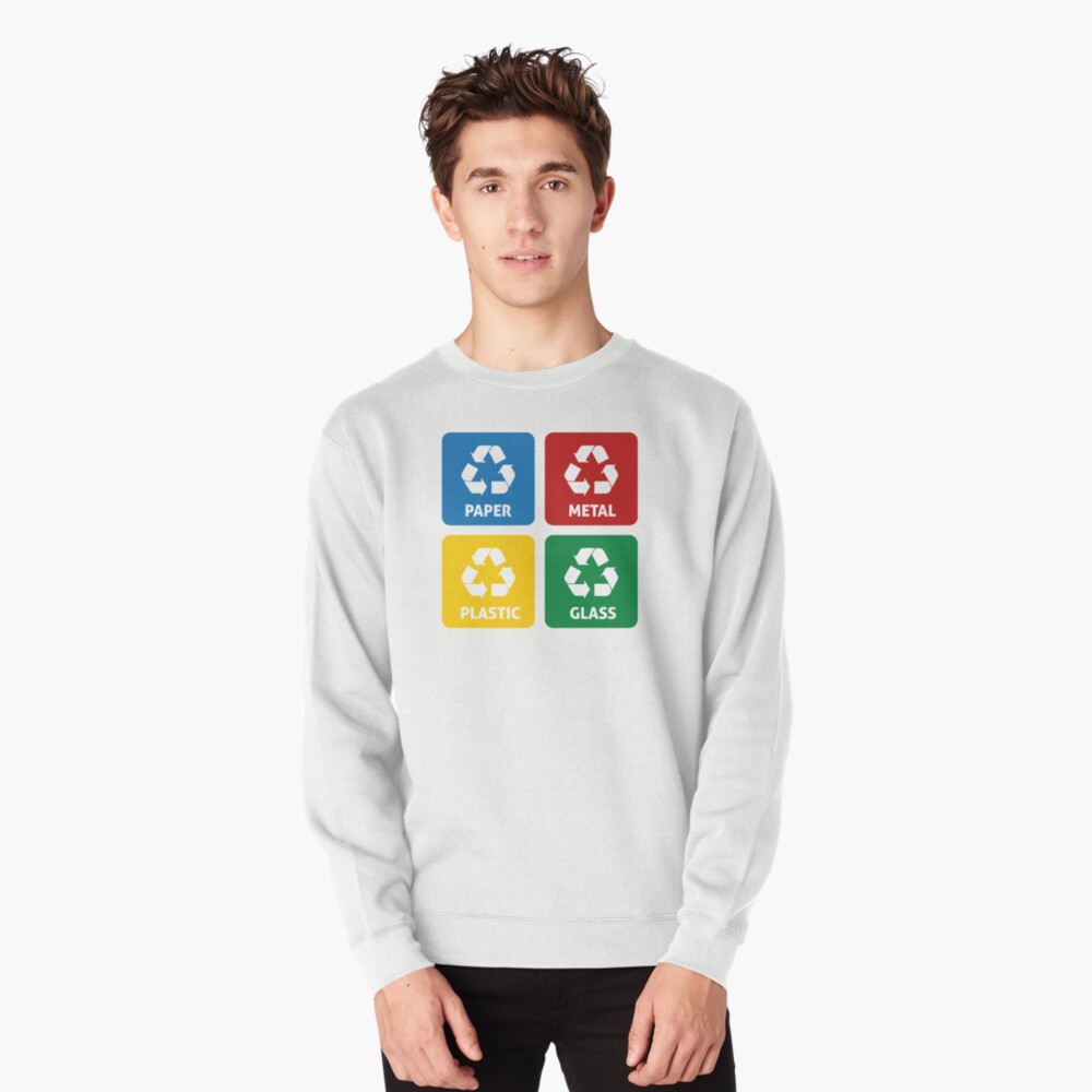 "Illustration icons recycling symbols of various materials. Ideal for ...