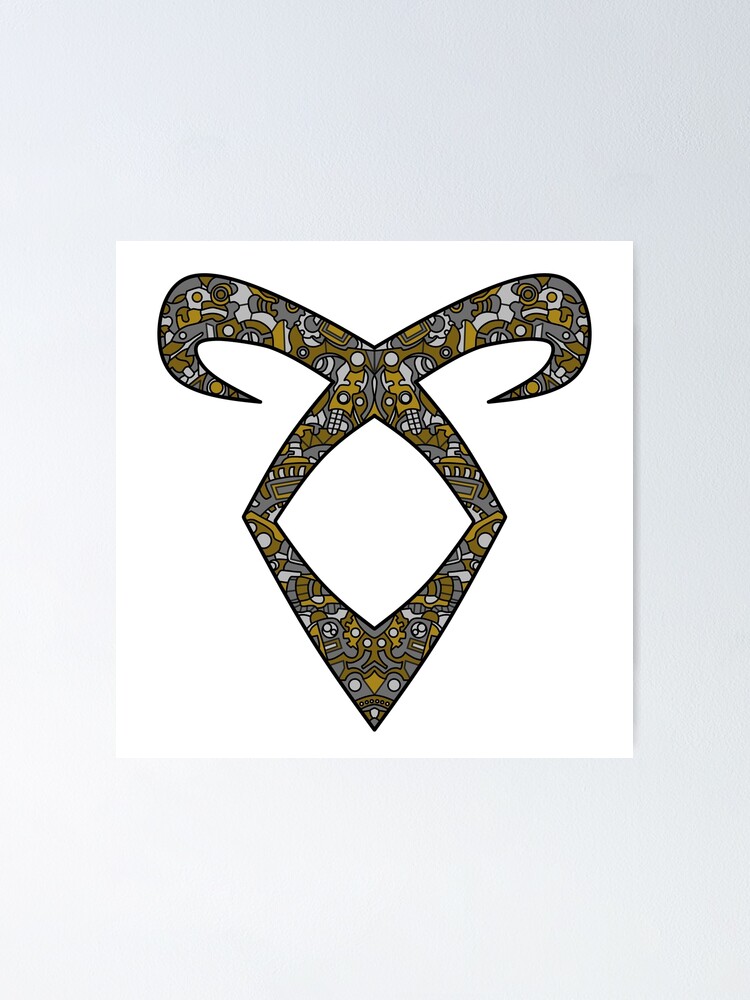 "Clockwork runes " Poster for Sale by LittleDemon19 | Redbubble