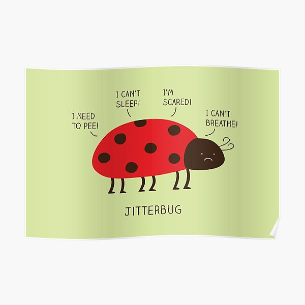 "jitterbug" Poster by Milkyprint | Redbubble