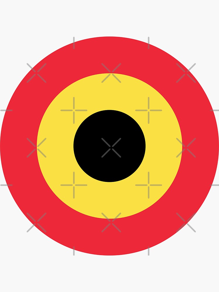 "Belgian Roundel" Sticker for Sale by lyvershop | Redbubble