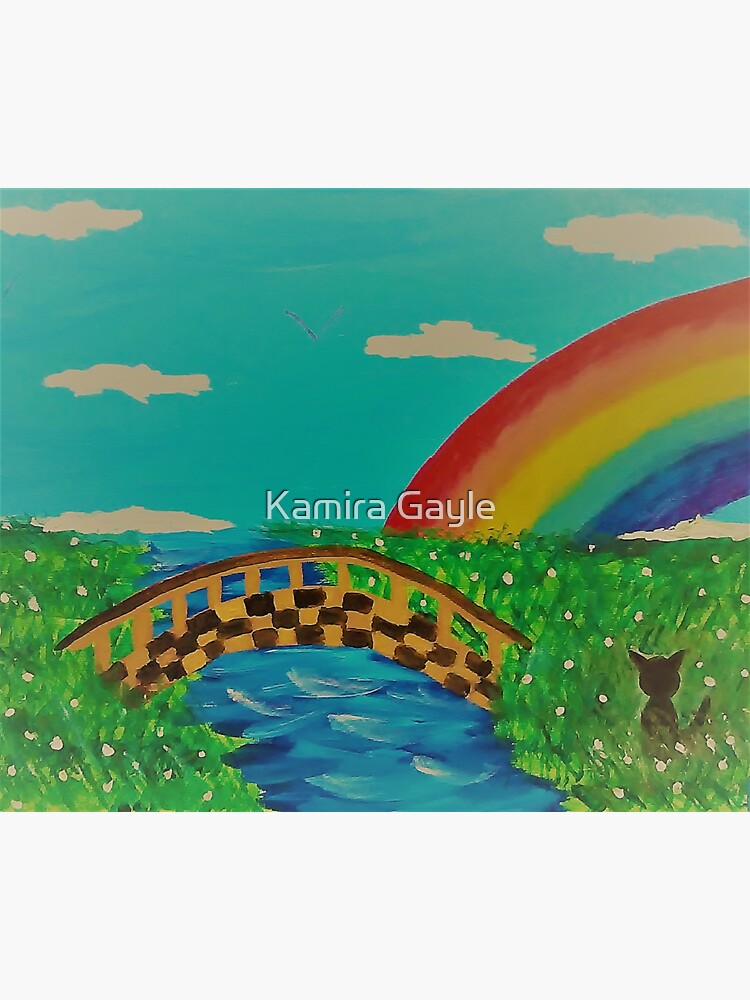 "My Rainbow Bridge" Sticker for Sale by Kamira Gayle | Redbubble