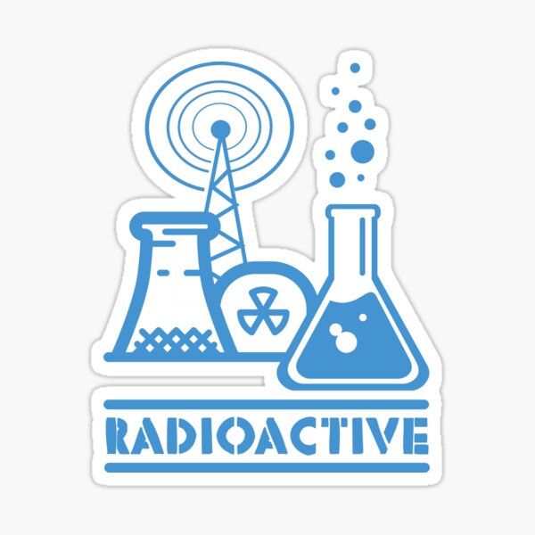 "Radioactive" Sticker for Sale by tomasantunes | Redbubble