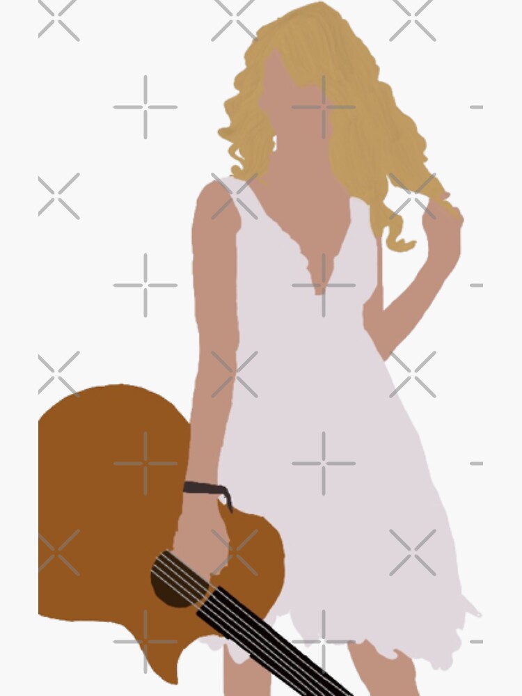 "Taylor swift debut era" Sticker for Sale by xolaur62 | Redbubble