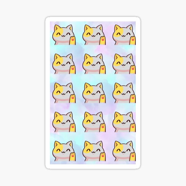 "My Cat says Good Morning " Sticker for Sale by Luceanox | Redbubble