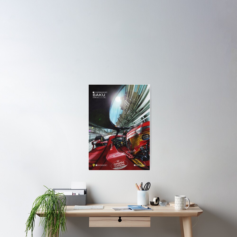 "F1 2022 Baku Azerbaijan Grand Prix Promo Poster" Poster for Sale by ...