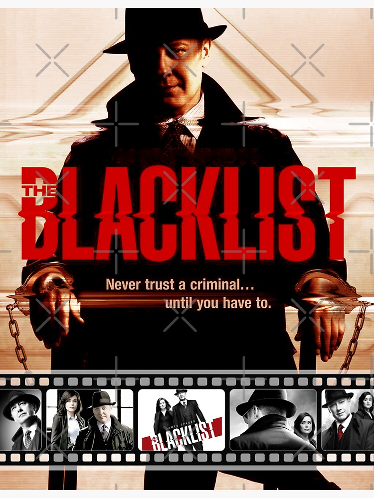 "The Blacklist Retro Poster" Sticker for Sale by UnnoldRoul | Redbubble