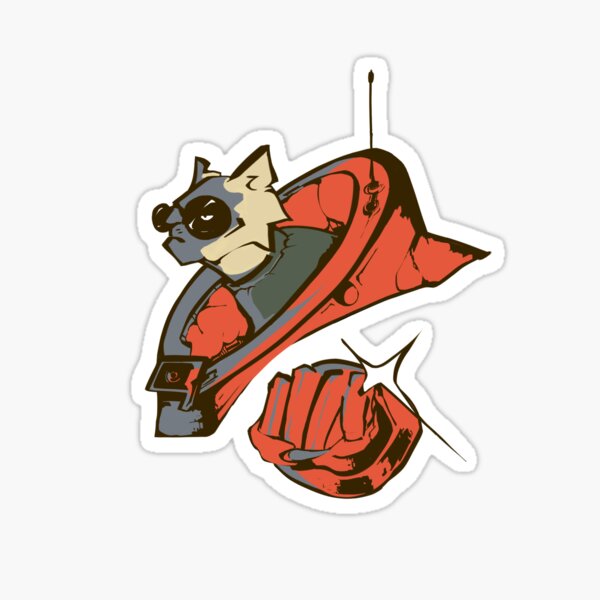 "Mecha 01 - Sergeant Meow" Sticker for Sale by Drmurk | Redbubble