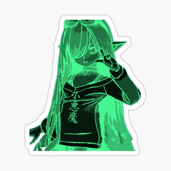 Naughty Devil Girl Sticker For Sale By Kuikku Shoppu Redbubble