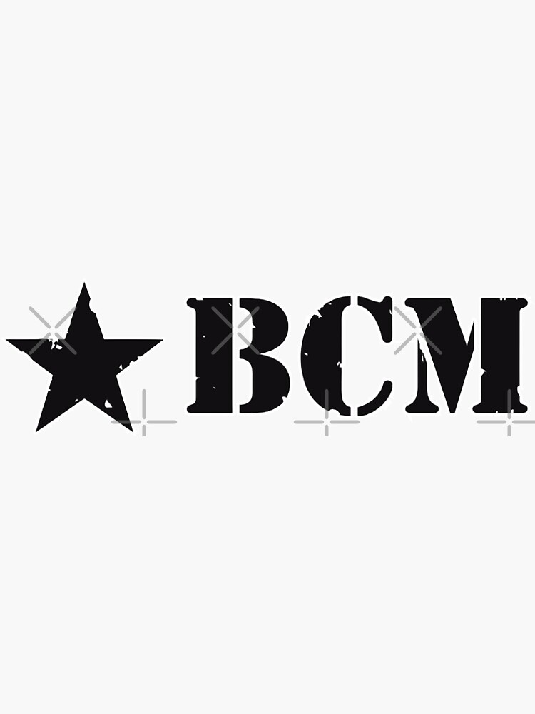 "BCM logo" Sticker for Sale by FRStudio | Redbubble
